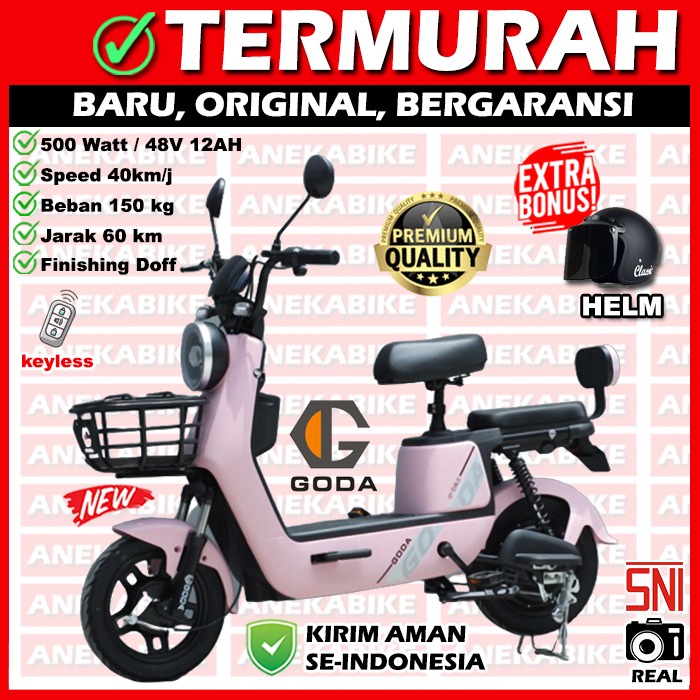 Jual SEPEDA LISTRIK GODA 147 GOLDEN TIGER PREMIUM , SEPEDA LISTRIK ...
