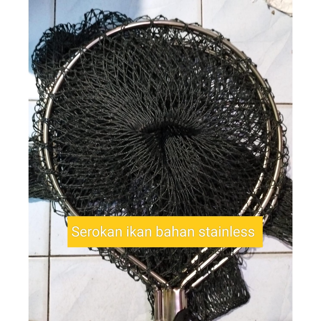Jual SEROKAN IKAN STAINLESS/SEROKAN SAMPAH/SESERAN IKAN | Shopee Indonesia