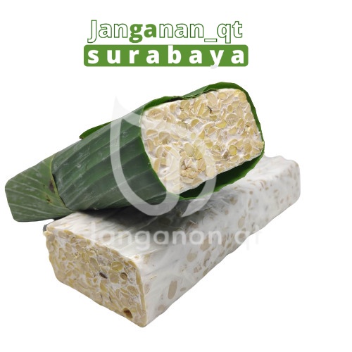 Jual Tempe kedelai bungkus plastik dan daun pisang segar janganan qt ...