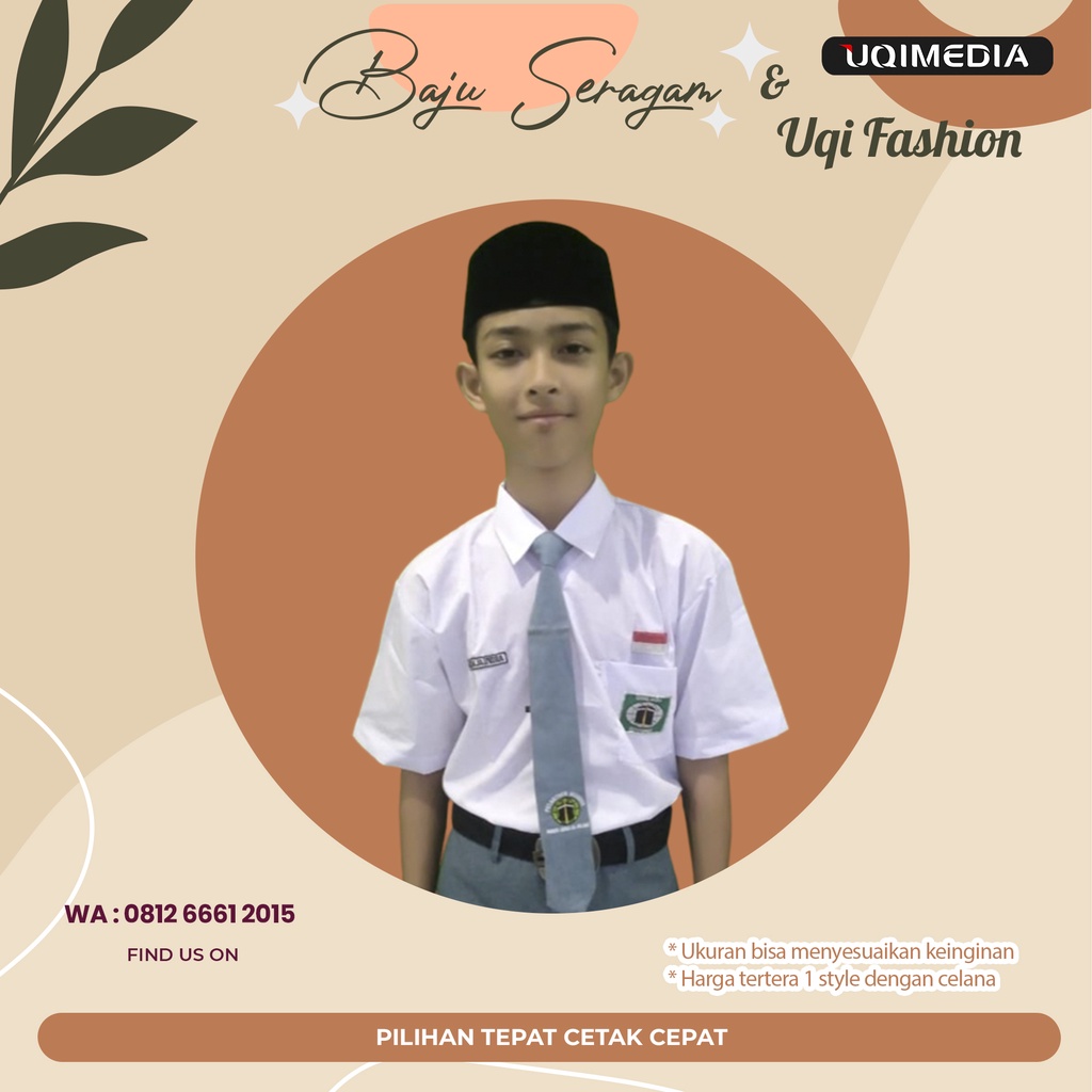 Jual SMA Seragam Sekolah Abu Abu Cowok Baju Pendek Celana Panjang PM ...