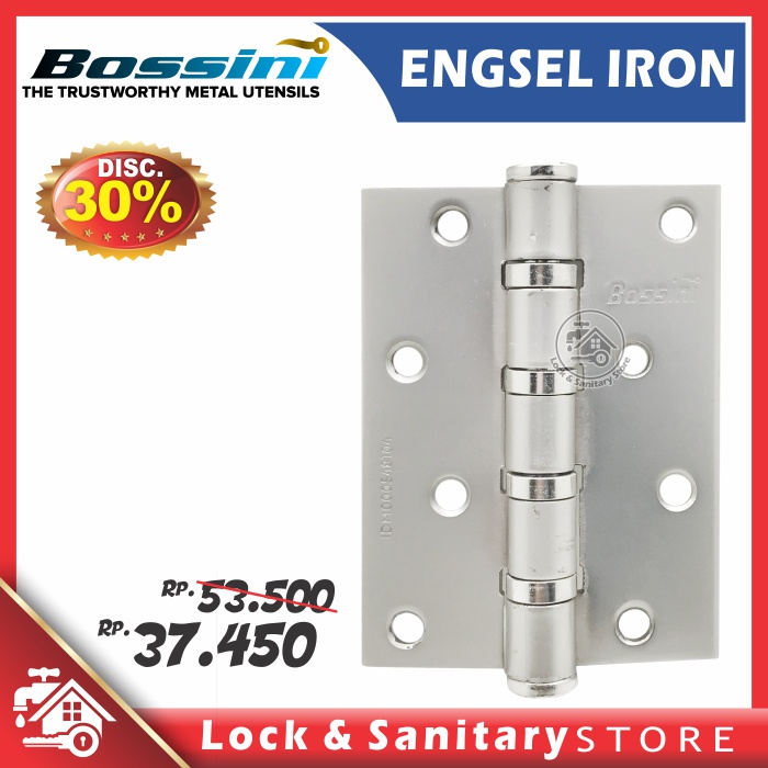 Jual Engsel Iron BOSSINI BSN 4X3X3mm 4BB Engsel Pintu Engsel Kupu Kupu ...