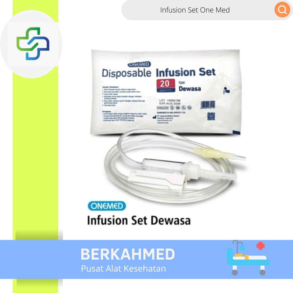 Jual Infusion Set Anak Dewasa Onemed/ Selang Infus Anak Dewasa | Shopee ...
