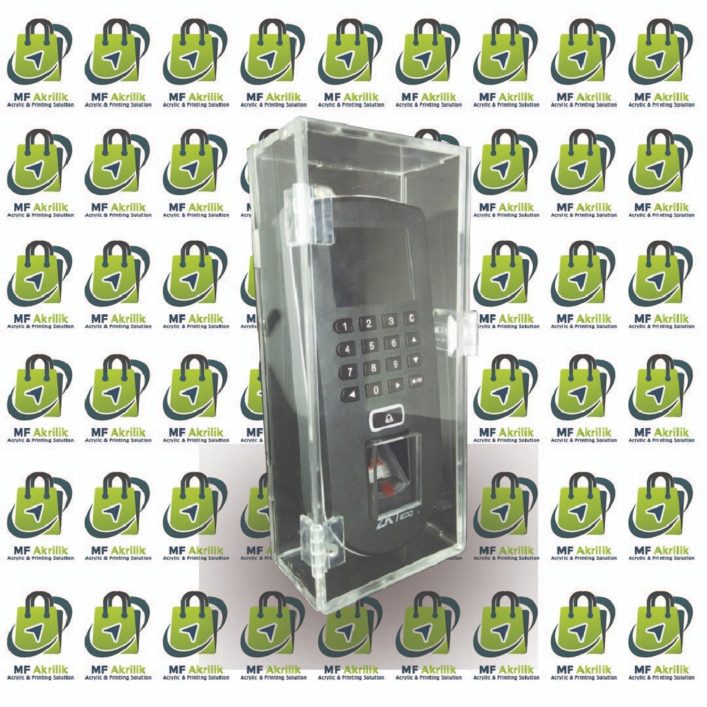 Jual Casing Akrilik Fingerprint Mesin Absensi Merek ZKTeco F18 custom ...