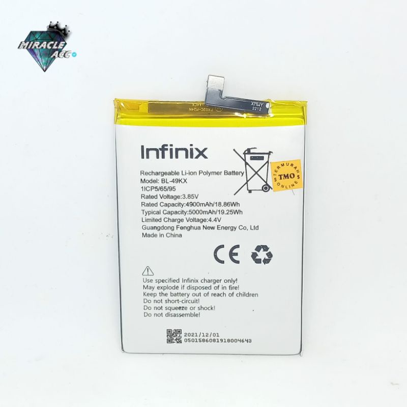 Jual Baterai Infinix BL-49KX NOTE 11 X663B battery baterai/ Segel TMO ...