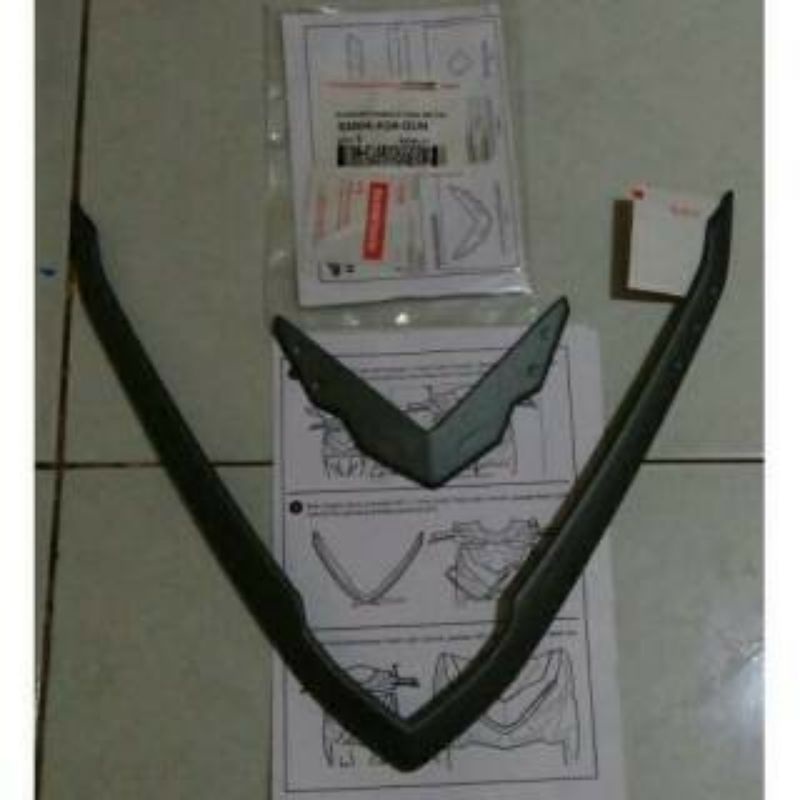 Jual Garnish grey panel depan V kecil Dan V besar vario 125 150 led old ...