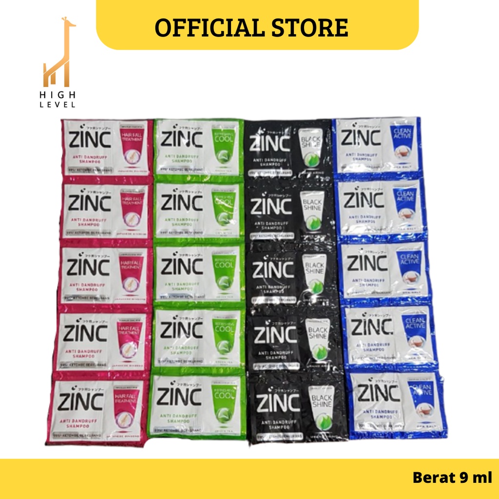 Jual Shampo Sachet Zinc Dandruff 1 Renceng isi 24 pcs | Shopee Indonesia