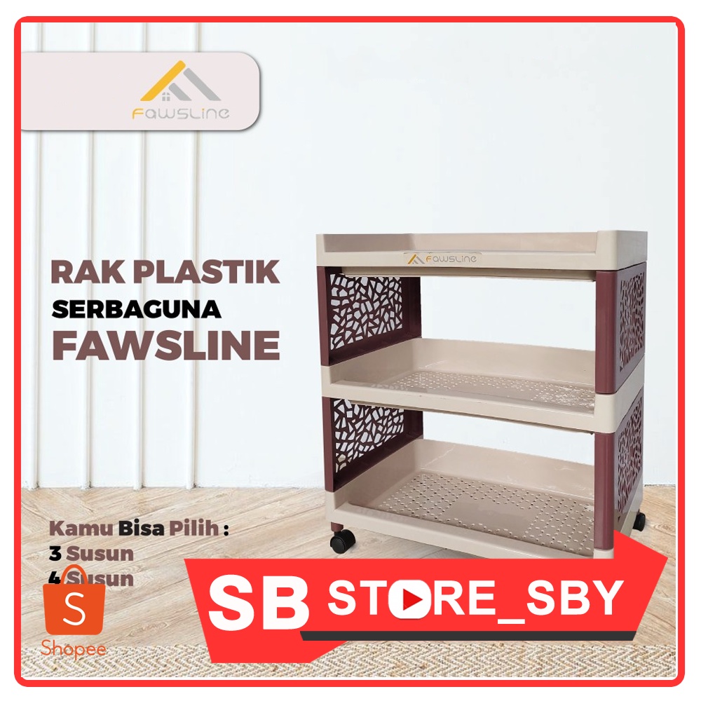 Jual FAWSLINE RAK SUSUN SERBAGUNA / RAK SUSUN BESAR 3 TINGKAT FAWSLINE ...