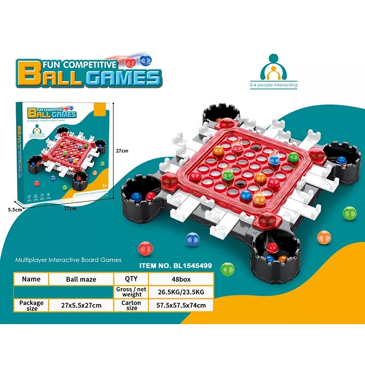 Jual Mainan Edukasi Keluarga Fun Competitive Ball Board Games | Shopee ...