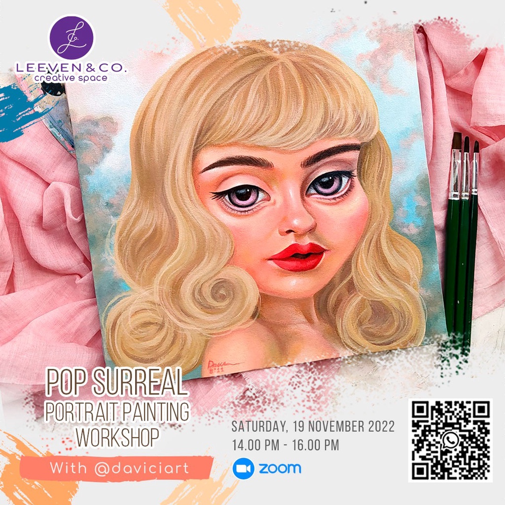 Jual POP SURREAL PORTRAIT PAINTING WORKSHOP | Shopee Indonesia
