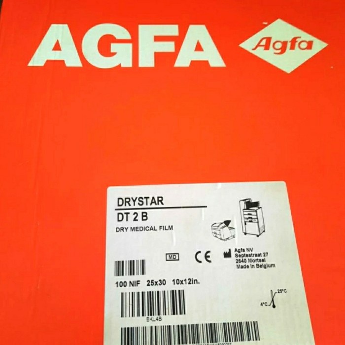 Jual Film Agfa DT2B | Film CR Agfa | Film Xray DT2B 10x12 | Film ...