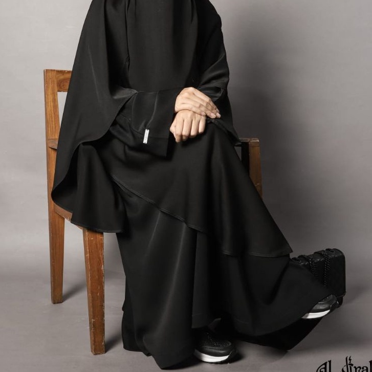 Jual ( BISA COD ) ABAYA ARAB HITAM POLOS SIZE S M L XL XXL / BASIC ...