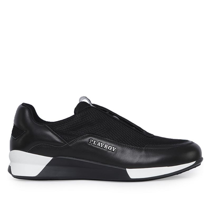 Jual Playboy Sepatu Pria Jerome In Black | Shopee Indonesia