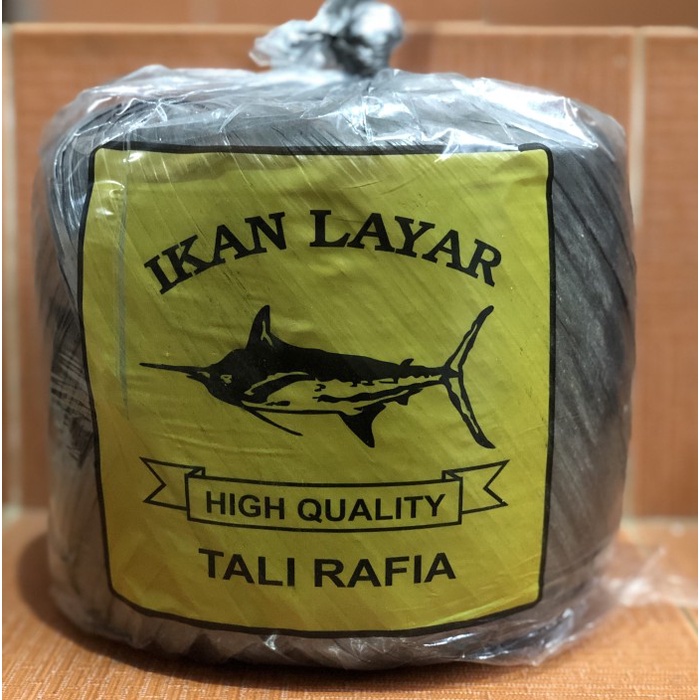 Jual Tali Rafia / Plastik Ikan Layar 1kg 1 kg Hitam Roll Besar | Shopee ...