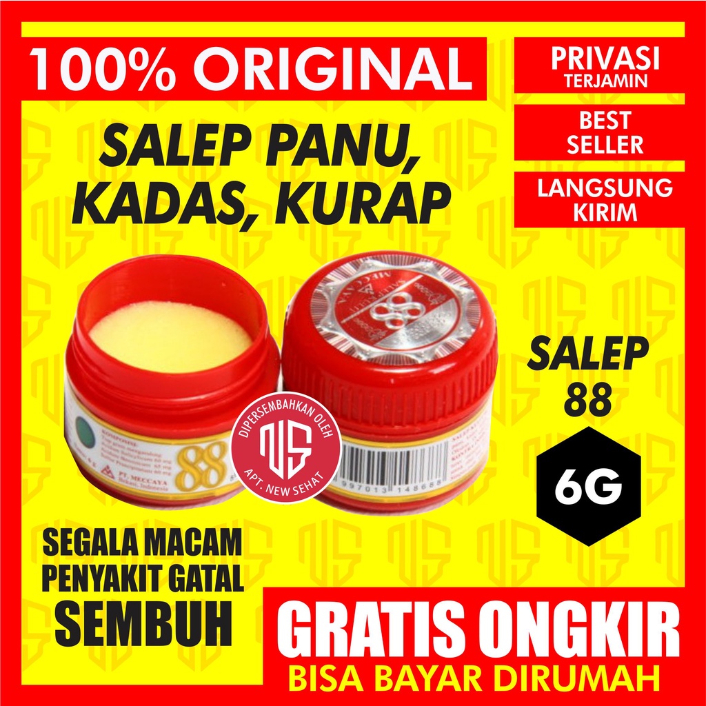 Jual Salep Kulit 88, Isi 6 Gram, Atasi Gatal Kulit Akibat Bakteri Dan Jamur | Shopee Indonesia
