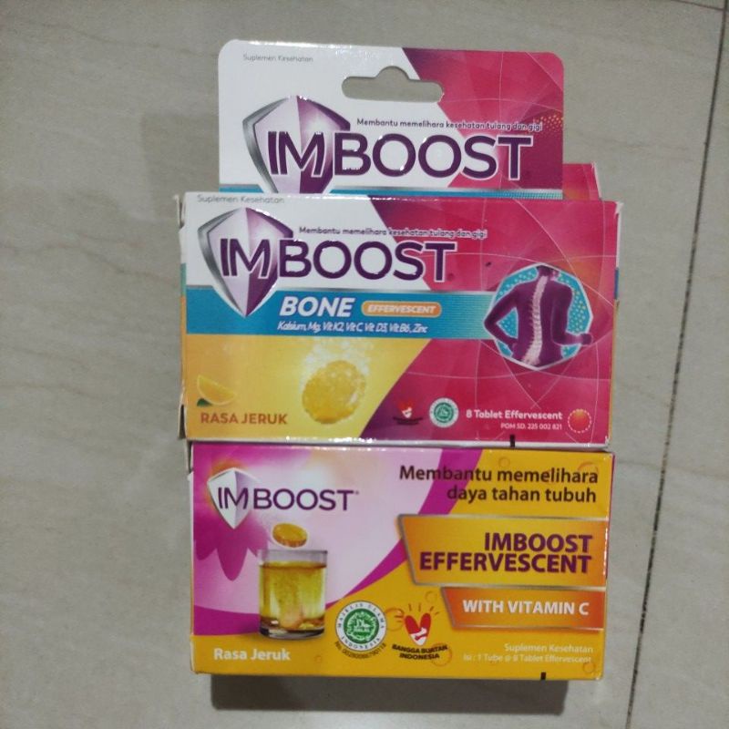 Jual Imboost Effervescent With Vitamin C Imboost bone - 1 Tube @8 ...