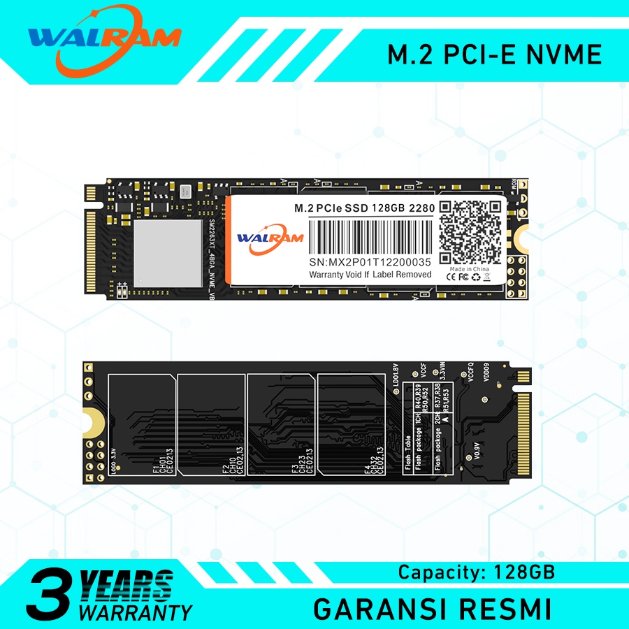 Jual Walram M.2 SSD M2 256GB PCIe NVME 128GB 512GB 1TB Solid State Disk ...