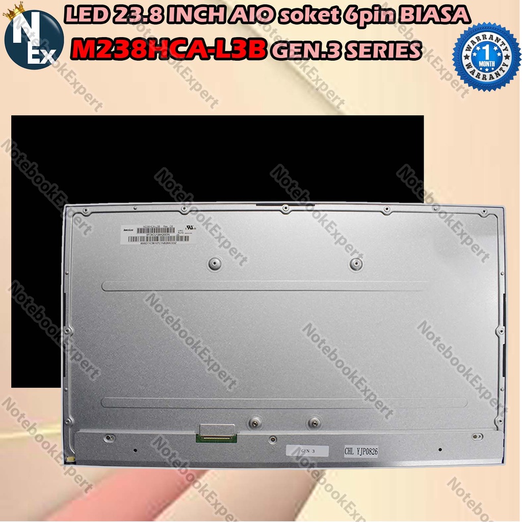 Jual LED 23.8 INCH AIO soket 6pin biasa M238HCA-L3B GEN.3 SERIES | Shopee Indonesia