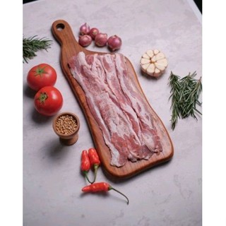 Jual Smoked Angus Beef Bacon Slice 500gr/250gr Bacon Sapi Halal ...
