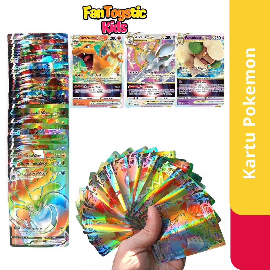 Jual Kartu Pokemon Charizard Pikachu TCG Free Kaleng Case Langka ...