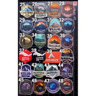 Jual STICKER GUNUNG INDONESIA VINYL+LAMINASI WATERPROOF STIKER GUNUNG ...