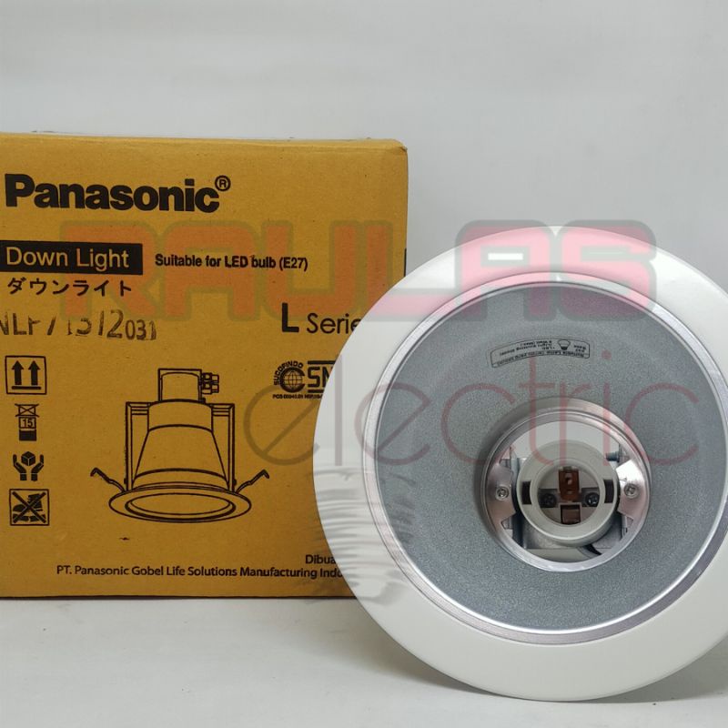 Jual Downlight Panasonic 4" Inch / Fitting Lampu Plafon 4 Inch ...