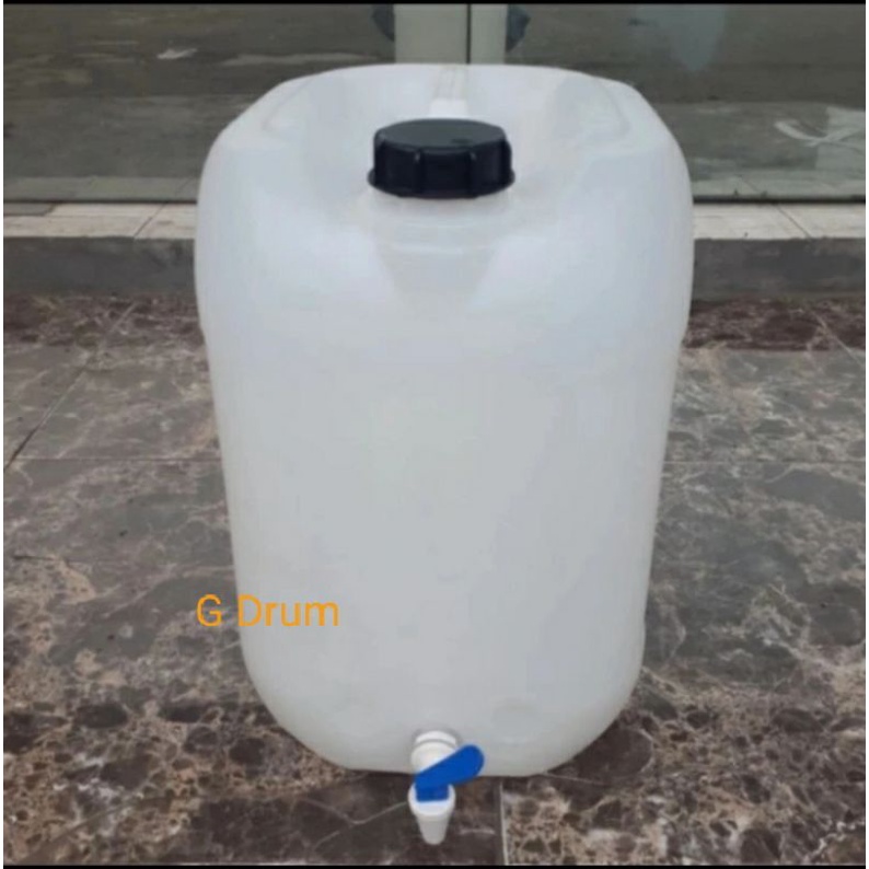 Jual Jerigen Plastik Kran 20 Liter/Ember/Pail/Tong Air | Shopee Indonesia