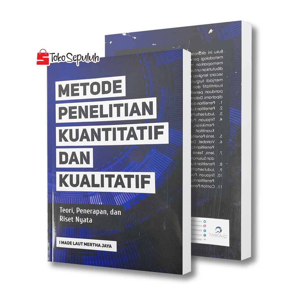 Jual Buku Metode Penelitian Kuantitatif Dan Kualitatif Shopee Indonesia