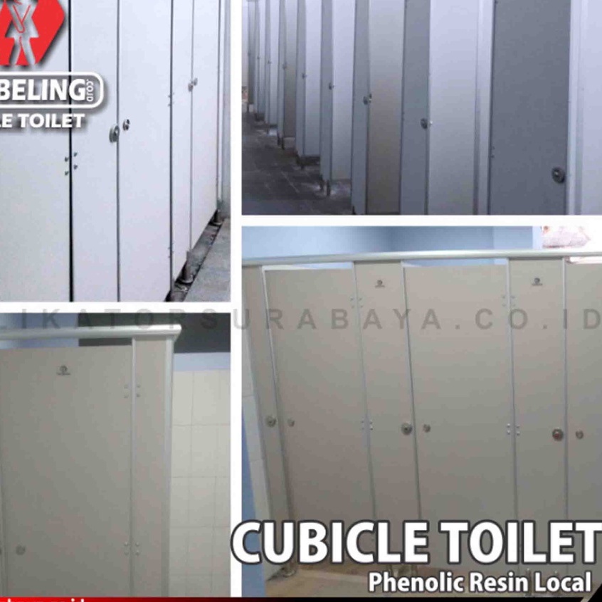 Jual Cubicle Toilet Phenolic Resin Lokal Kamar Mandi Kubikal Kloset Duduk | Shopee Indonesia