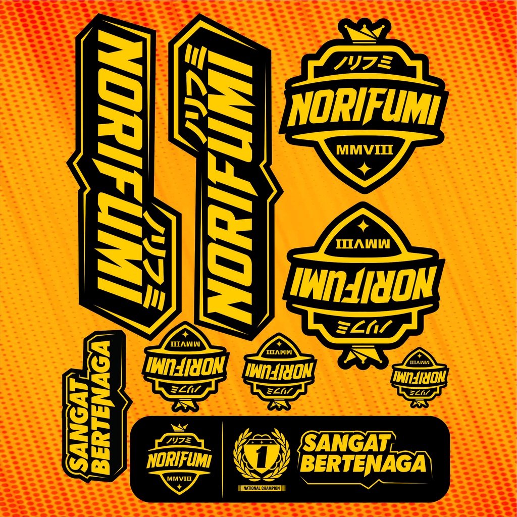 Jual Paket stiker norifumi | Shopee Indonesia