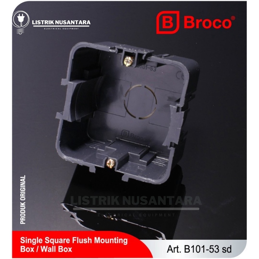 Jual Broco Inbow Dus Segi Hitam (B10153) IB Dos Doos Dudukan Stop ...