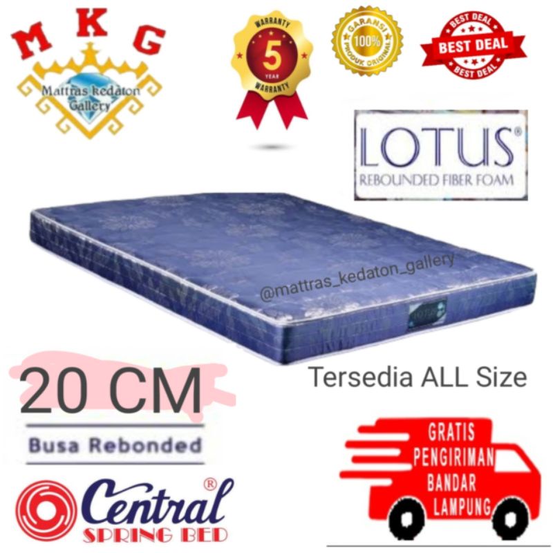 Jual Kasur Busa Lotus 20 Cm Central Springbed - matras Busa rebonded ...