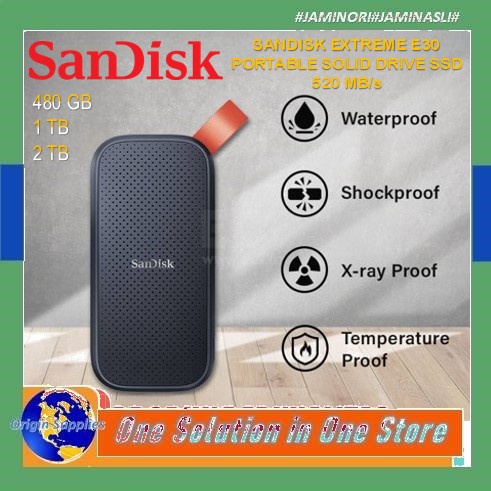 Jual SSD External SanDisk Extreme Portable Storage / SanDisk SSD Portable Eksternal - 480GB ...