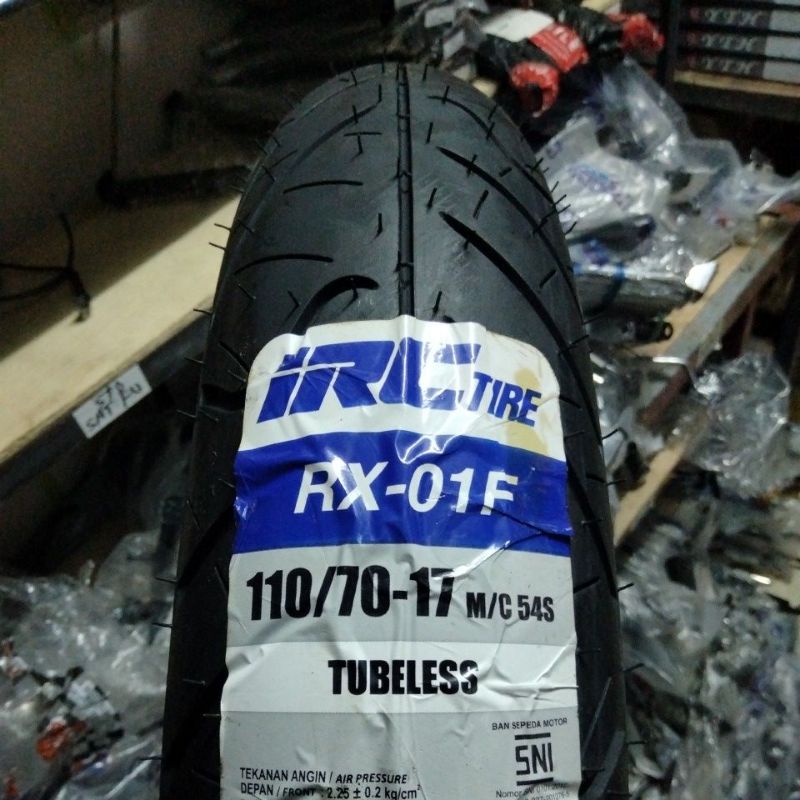 Jual Ban Luar Tubles IRC Ring 17 110 70 RX01F Ban Motor IRC Tire 110/70-17 RX 01-F Ring17 ...