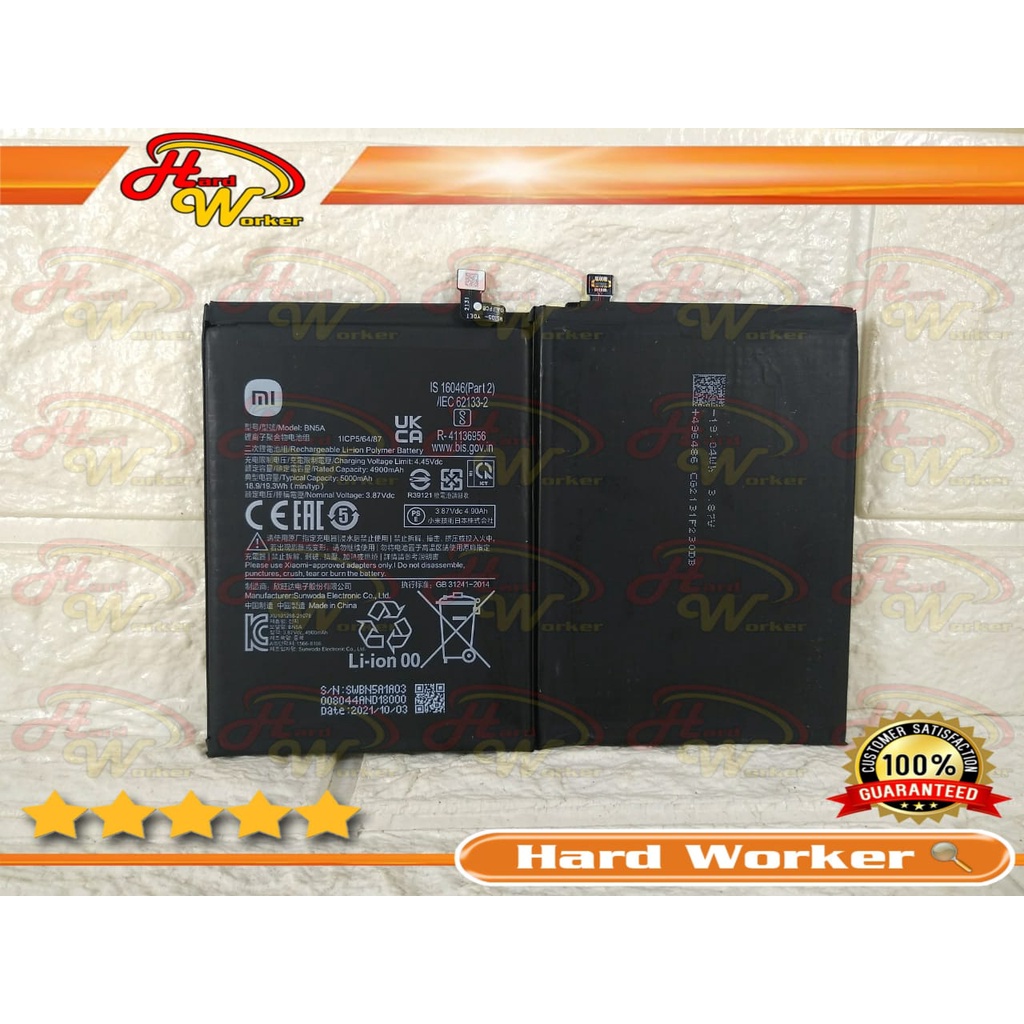 Jual Baterai Battery Batre Original Xiaomi REDMI 10 - POCO M3 PRO 5G BN5A BN-5A ORI | Shopee ...