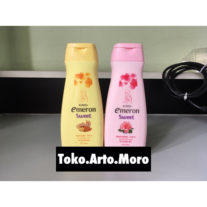 Jual EMERON HAND BODY LOTION LOVELY NATURALS & SWEET 200 ML | Shopee Indonesia
