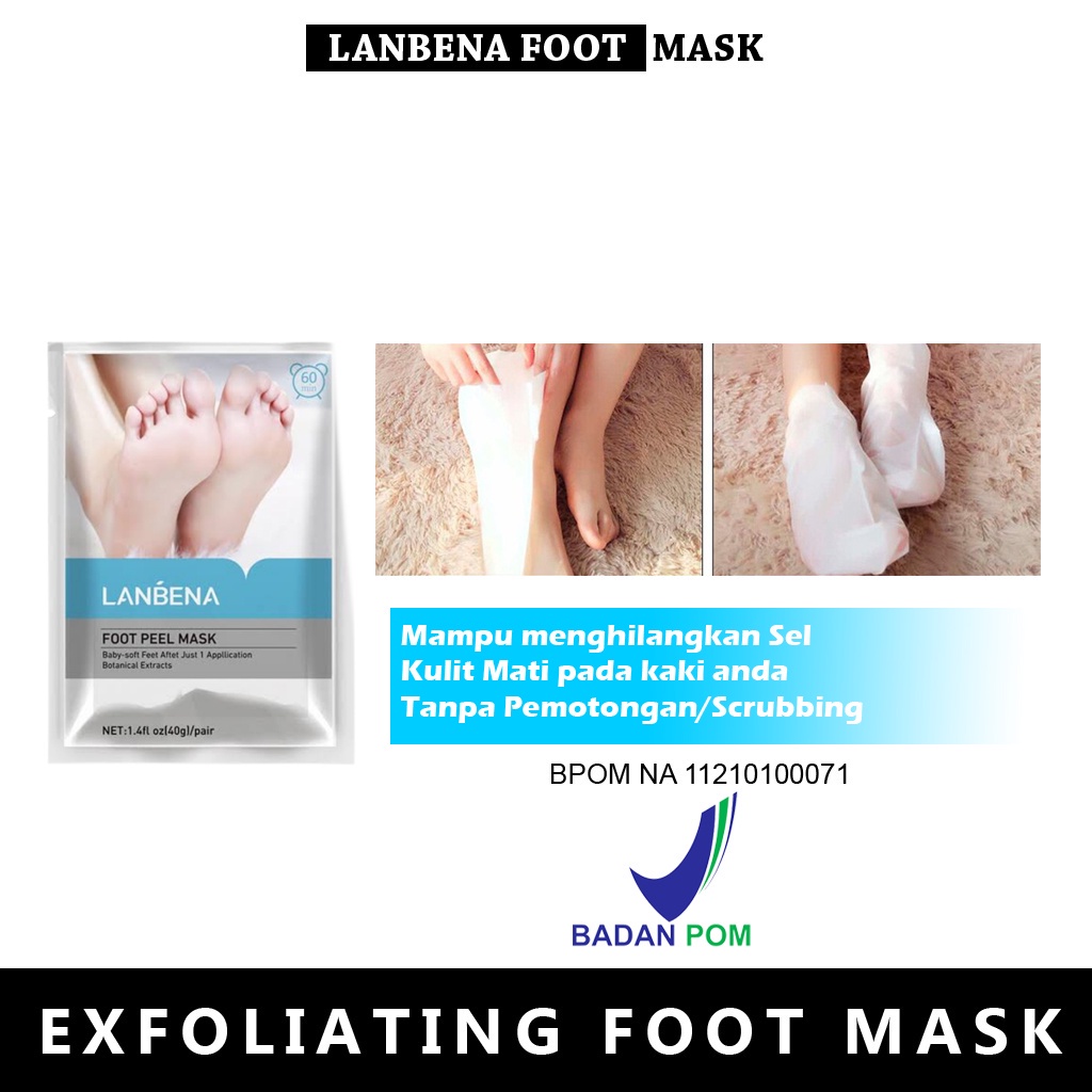 Jual foot mask masker kaki pengelupas kulit mati exfoliating foot ...