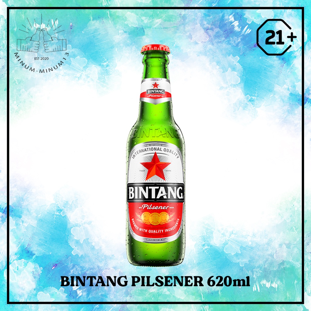 Jual Bintang Beer Pilsener Bottle / Bir Botol 620ml - MinumMinum13 | Shopee Indonesia