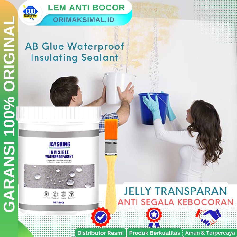 Jual Lem Transparan Cat Anti Bocor Multifungsi Bocor Lantai Keramik ...