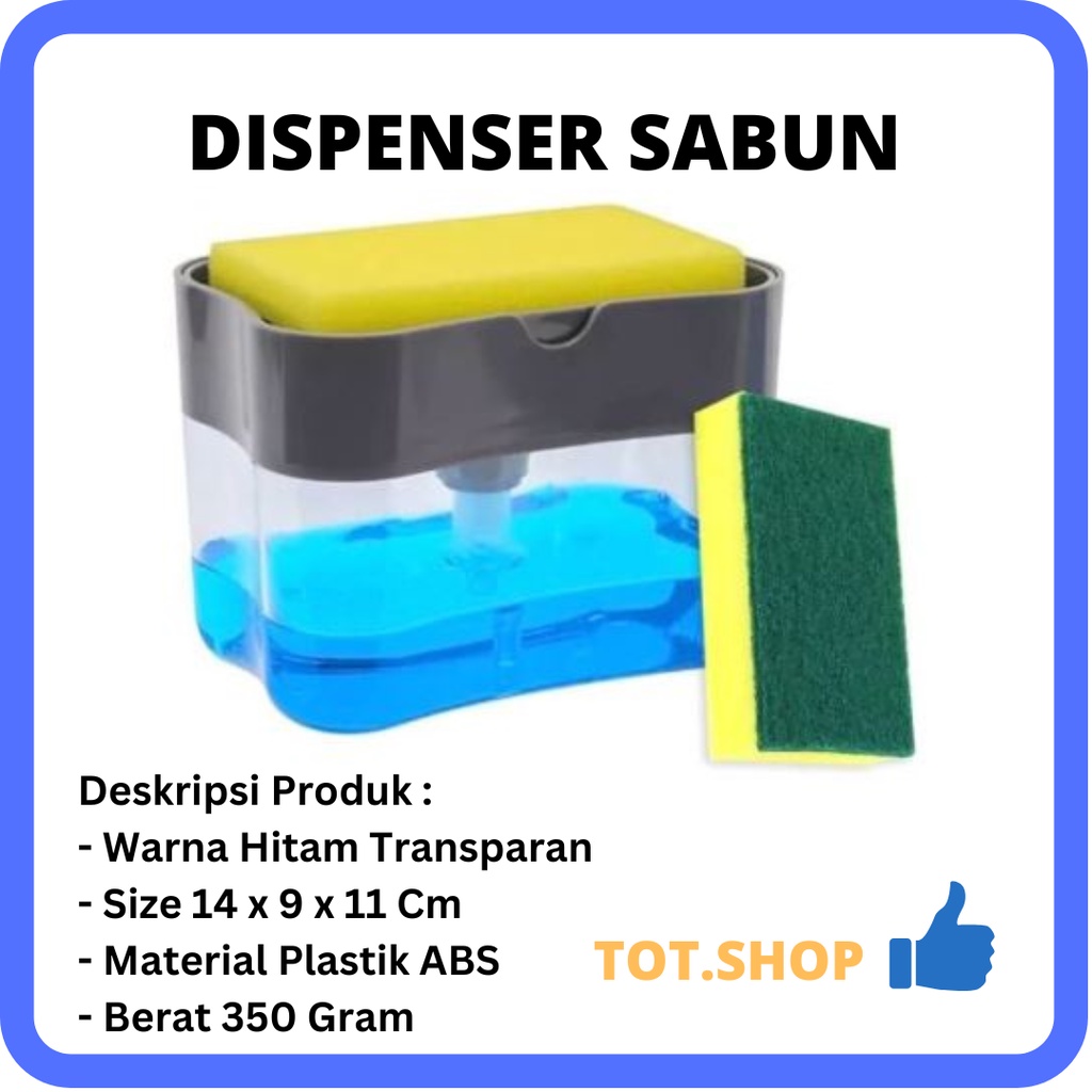 Jual Dispenser Sabun [Soap Pump] Sabun Dispenser Spon Tempat Sabun Cuci ...