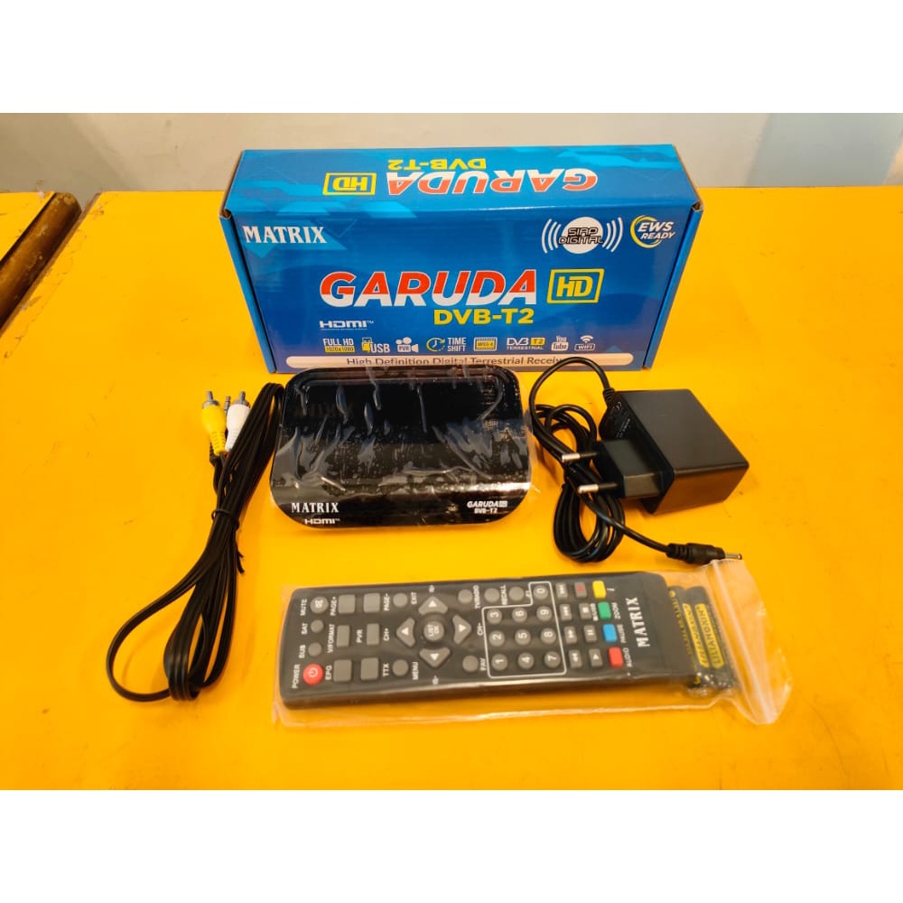 Jual Set Top Box Matrix Garuda HD Biru Blue DVB-T2 | Shopee Indonesia