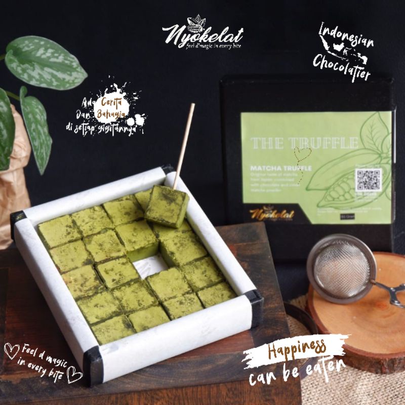 Jual Coklat Truffle Matcha by Nyokelat coklat viral dari jepang ...