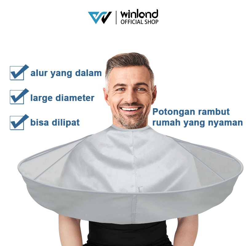 Jual Kain Potong Rambut Kep Potong Rambut Salon Kip Hair Cut Cloak Kap ...