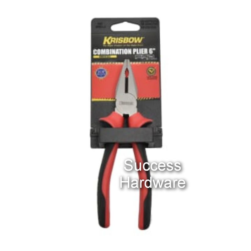 Jual KRISBOW COMBINATION PLIER 6INCH LPCP6 TANG KOMBINASI 15.5 CM ...