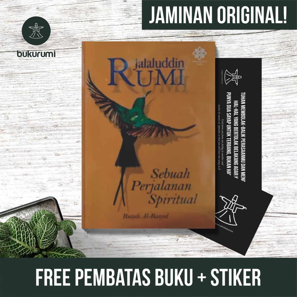 Jual Buku JALALUDDIN RUMI Sebuah Perjalanan Spritual - Rusydi Al Rasyid ...