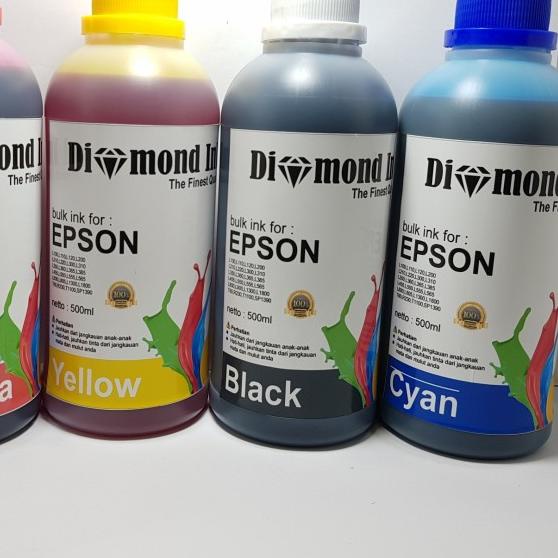 Jual Tinta Epson L1110 L3110 L3150 L5190 Diamond Ink Volume 500ml | Shopee Indonesia