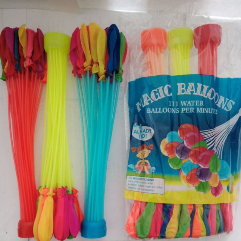 Jual Balon Air Magic Water Balloons Isi 111 pcs | Shopee Indonesia