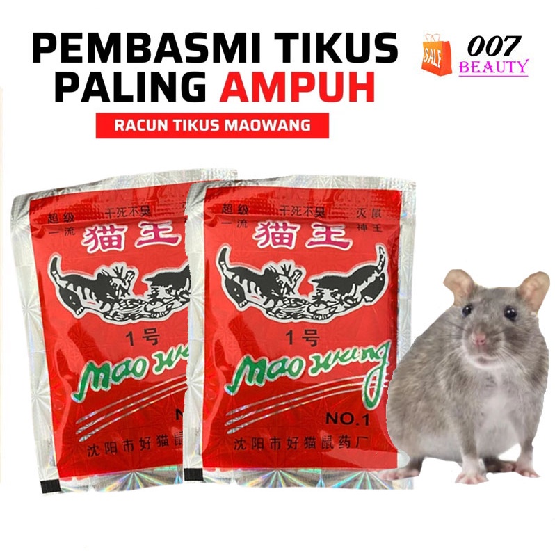 Jual RACUN TIKUS Mati Kering Ditempat dan Tidak Bau untuk Tikus Rumah ...