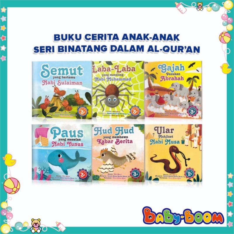 Jual Buku Cerita Anak Serie Binatang Dalam Al-Quran Buku Dongeng Anak Full Colour | Shopee Indonesia