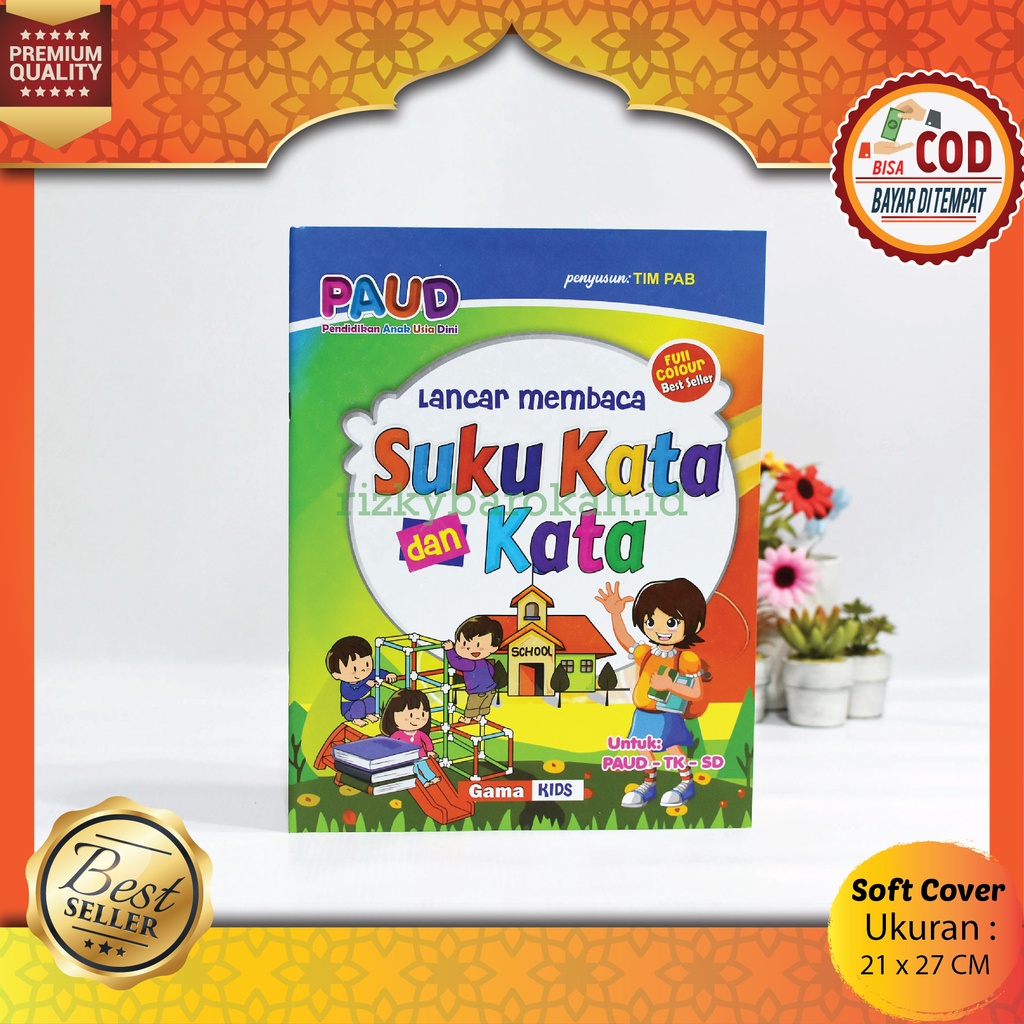 Jual BEST SELLER - Buku PAUD Pendidikan Anak Usia Dini - Lancar Membaca Baca Suku Kata dan Kata ...