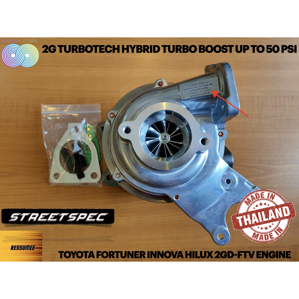 Jual Turbo 2GD Hybrid By Turbotech Toyota Fortuner Innova Hilux 2GD FTV ...
